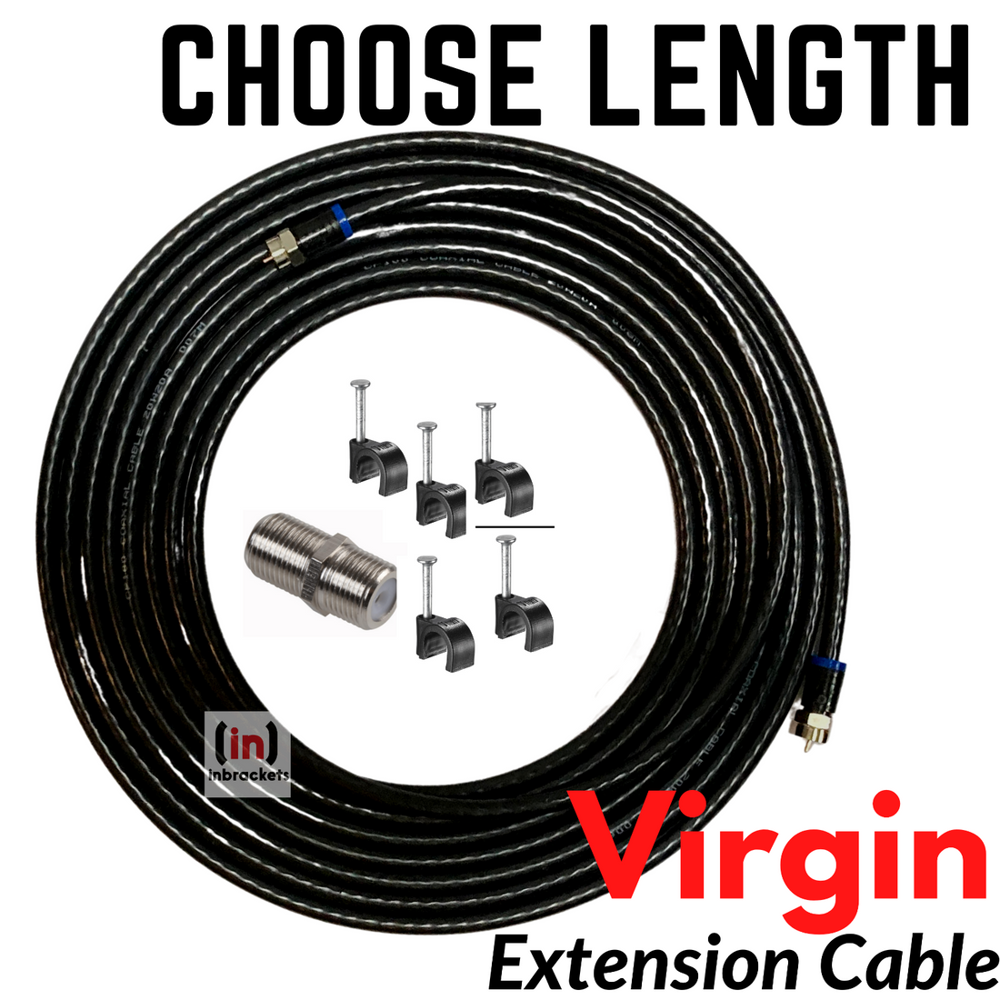 VIRGIN MEDIA EXTENSION CABLE LEAD KIT FOR TV BROADBAND TIVO SUPERHUB W ...