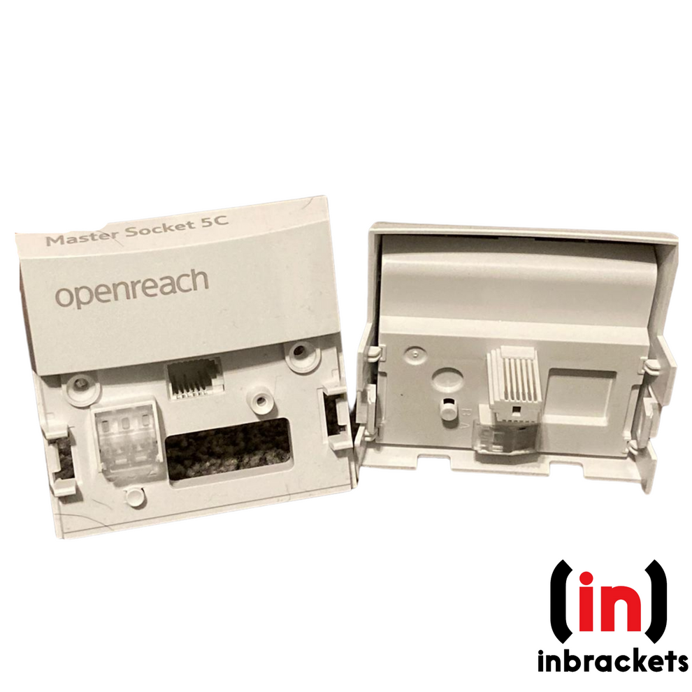 BT Openreach Master Socket NTE5c MK2 & VDSL / ADSL Faceplate MK4 Telep – Inbrackets